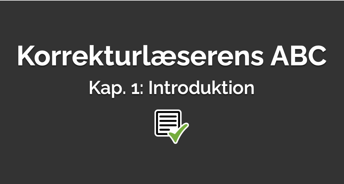 Korrekturlæserens ABC - Opgavekorrektur